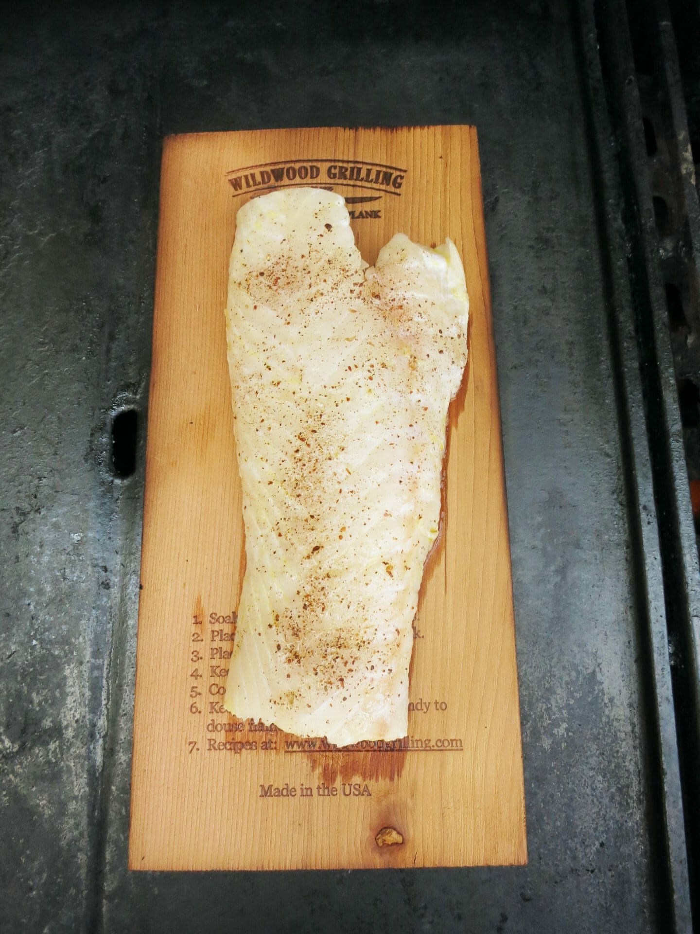 Planked White Fish With Gin Salt & Lime (7 Super Simple Steps) - Simply ...