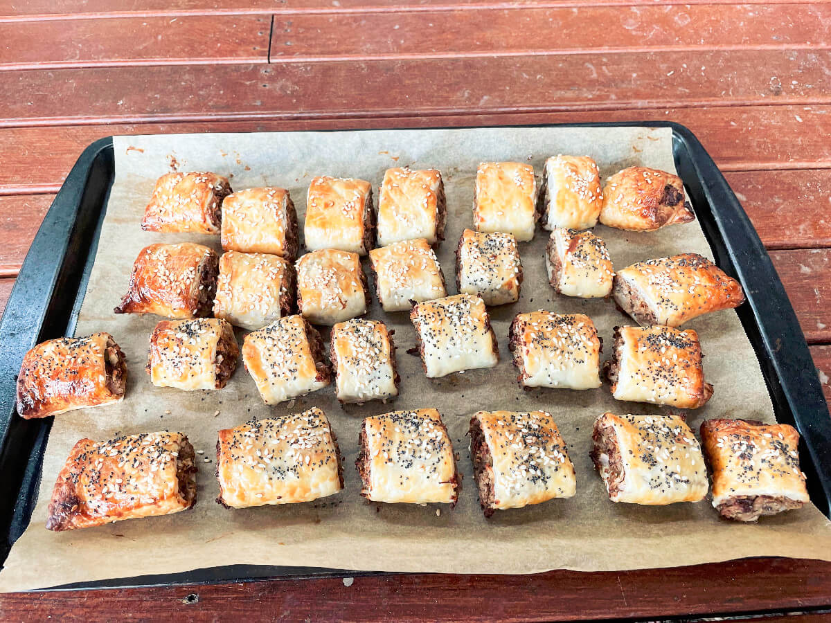 Brisket Sausage Rolls (4 Simple Step Recipe) - Simply Meat Smoking