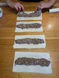 Brisket Sausage Rolls (4 Simple Step Recipe) - Simply Meat Smoking