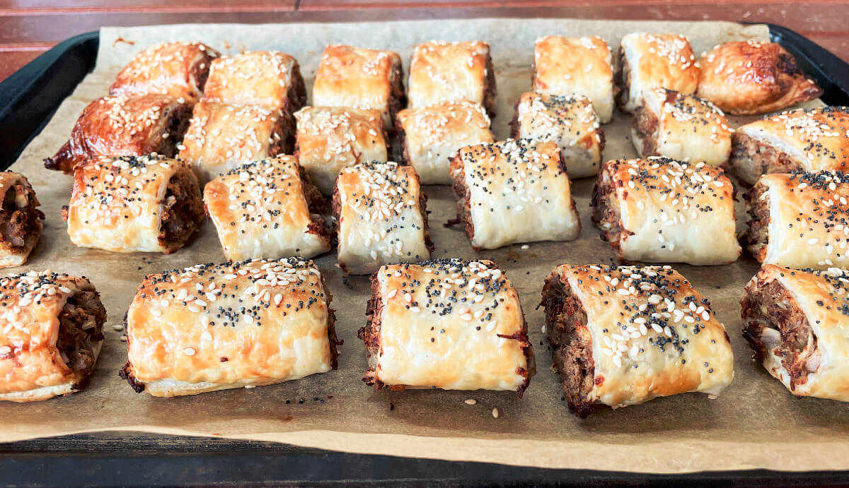 Brisket Sausage Rolls (4 Simple Step Recipe) - Simply Meat Smoking
