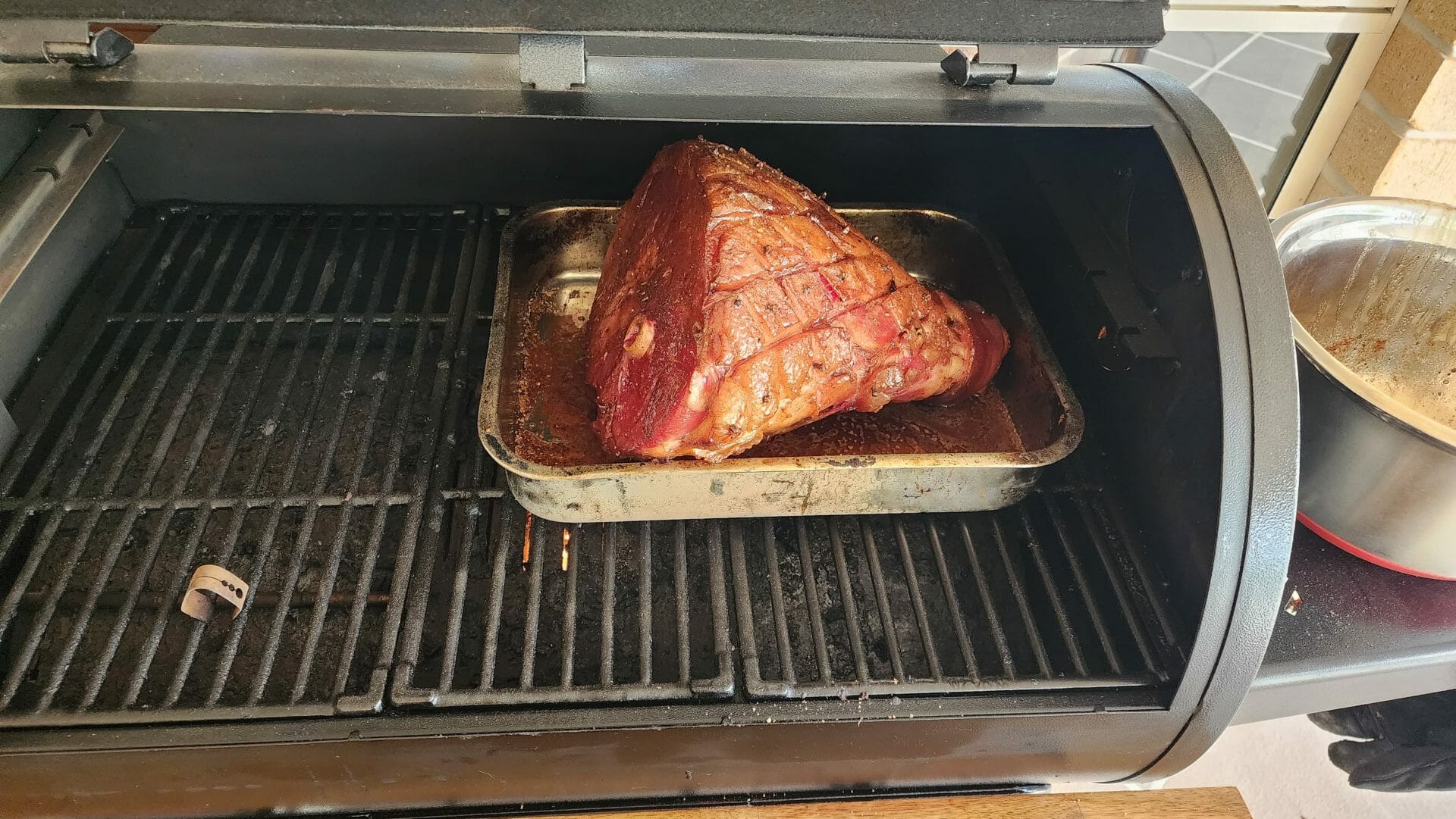 Smoked Easter Ham With a Honey Apple Glaze - Simply Meat Smoking