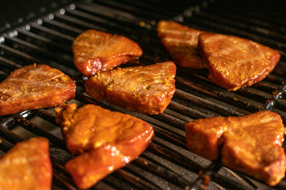 Smoked Tuna on a Traeger - Simply Meat Smoking