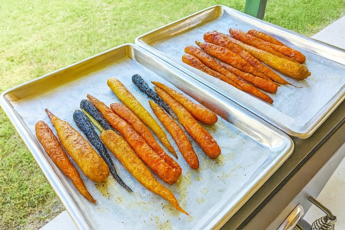 Traeger Grilled Carrots With Honey Butter Glaze - Simply Meat Smoking