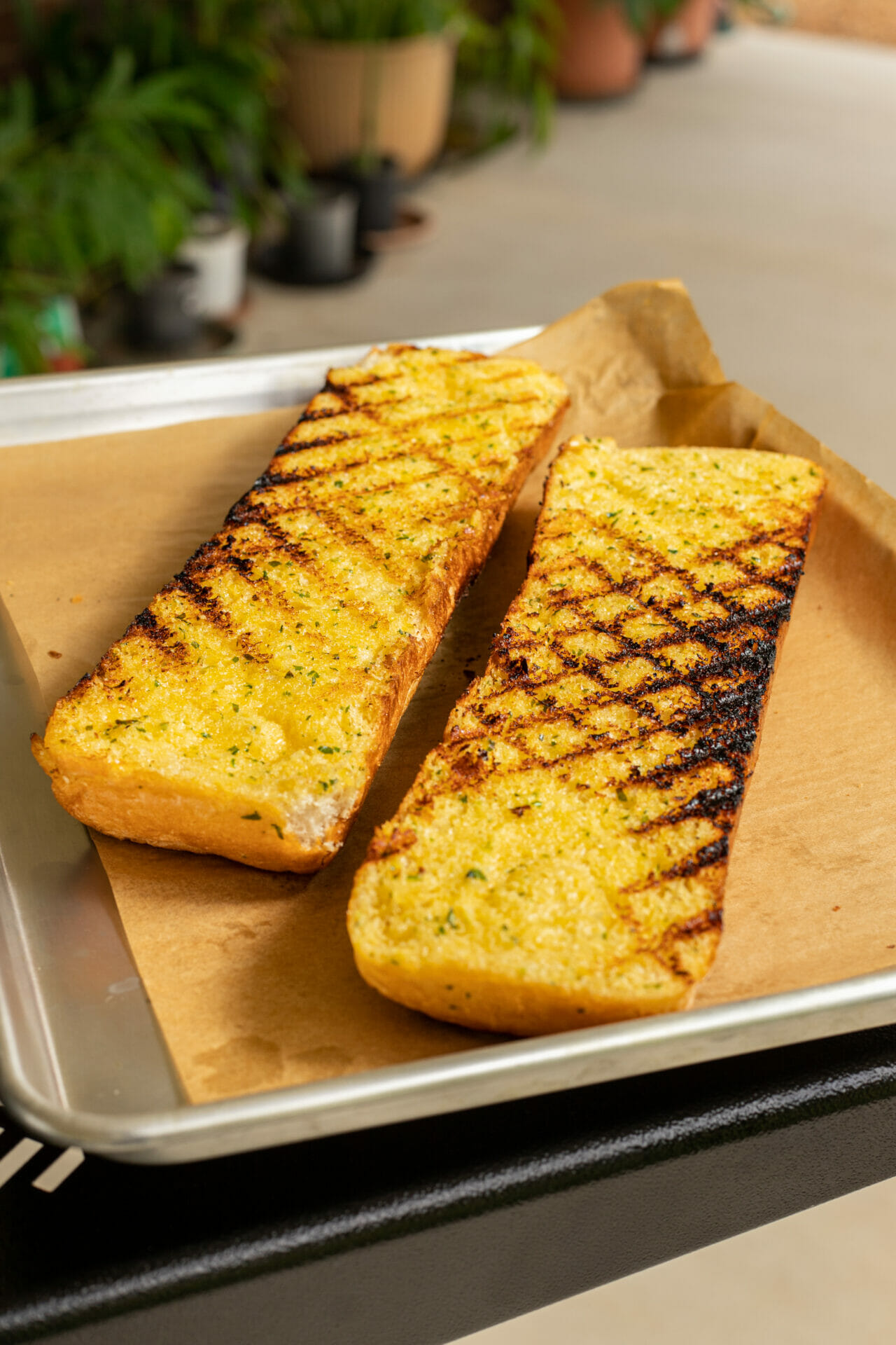 Traeger Grilled Garlic Bread - Simply Meat Smoking