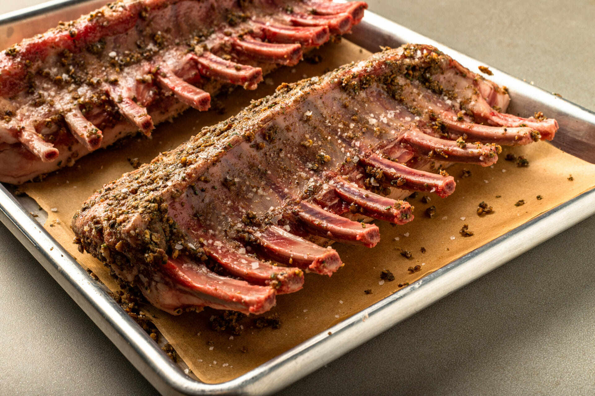 Smoked Rack of Lamb on a Traeger - Simply Meat Smoking