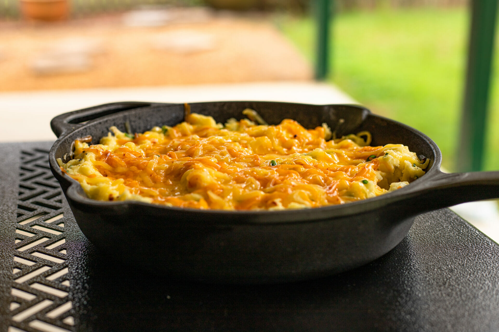 Smoked Mashed Potatoes With Crispy Bacon and Cheese - Simply Meat Smoking