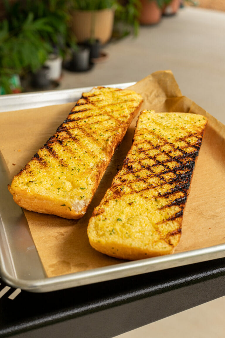 Smoked Garlic Bread - Simply Meat Smoking