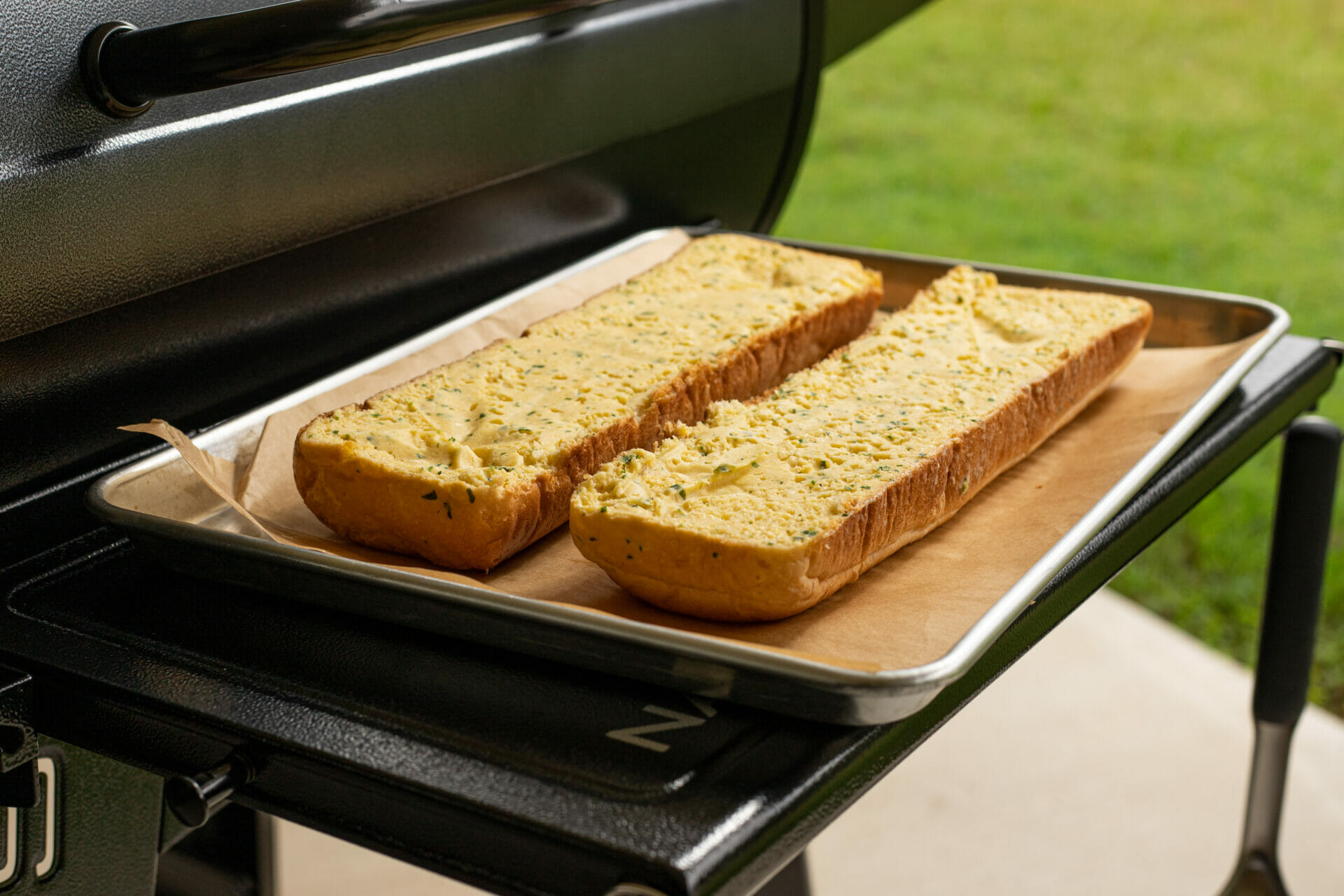 Smoked Garlic Bread - Simply Meat Smoking