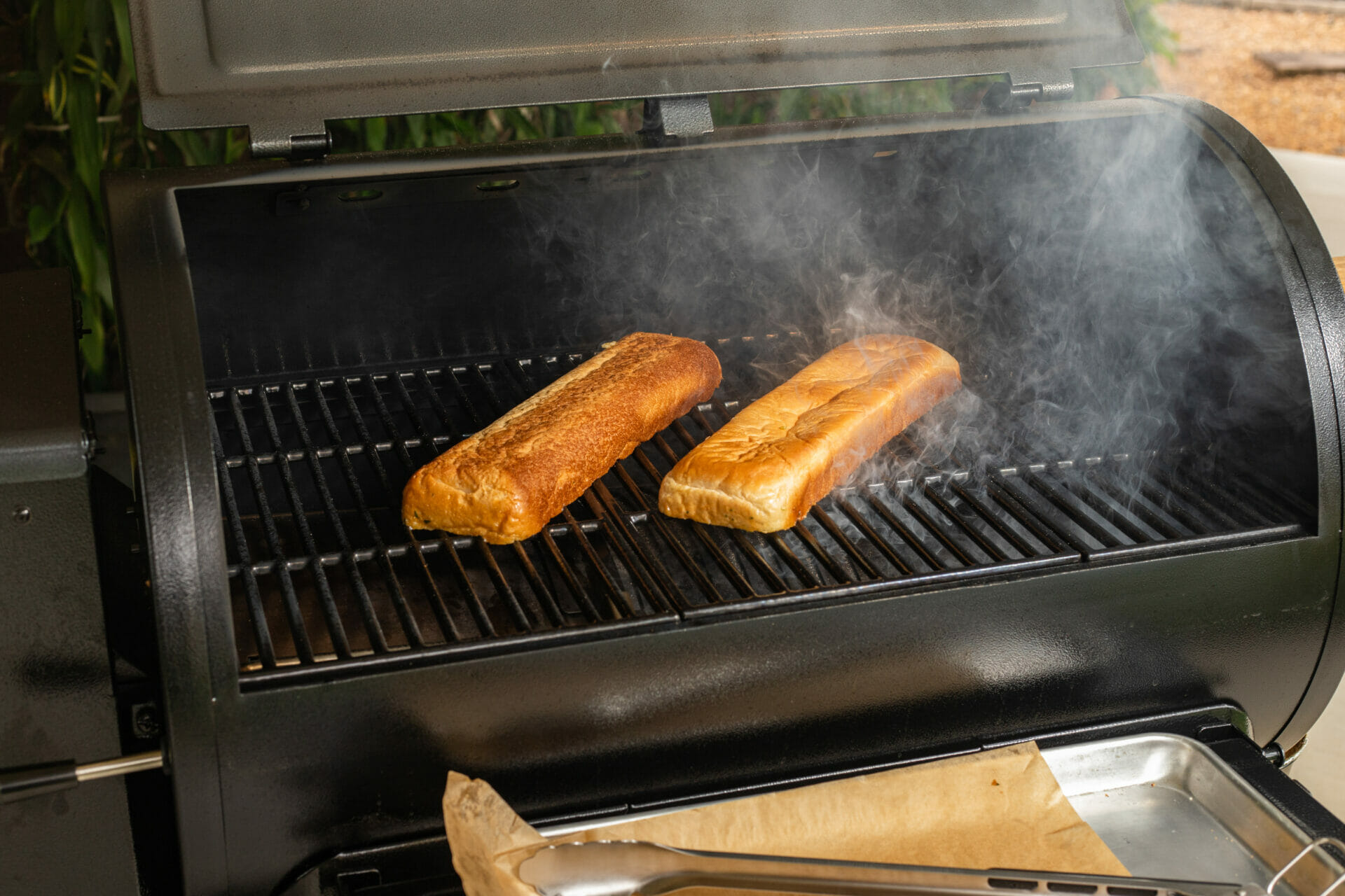 Smoked Garlic Bread - Simply Meat Smoking