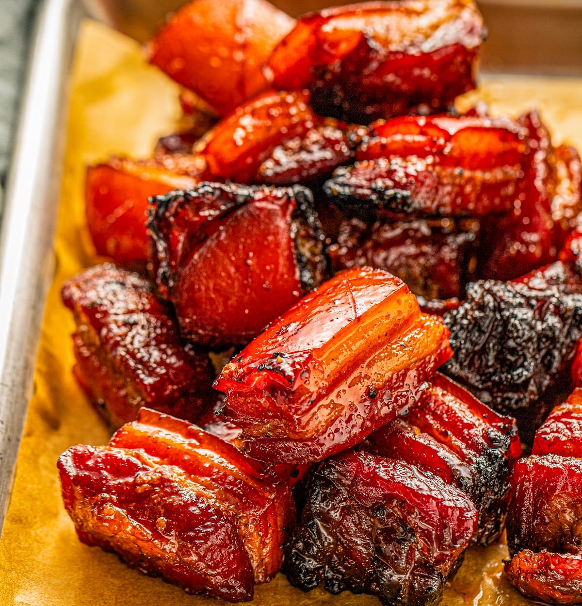 Pork Belly Burnt Ends on a Pit Boss - Simply Meat Smoking