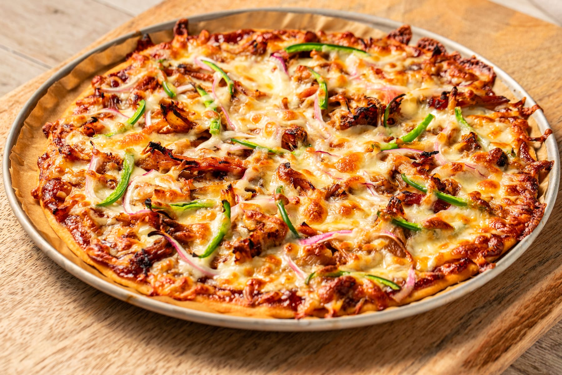 BBQ Pulled Pork Flatbread - Simply Meat Smoking