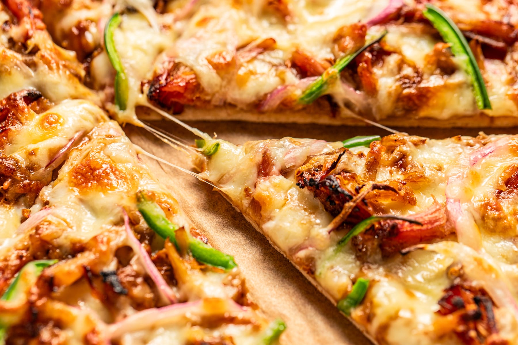 BBQ Pulled Pork Flatbread - Simply Meat Smoking