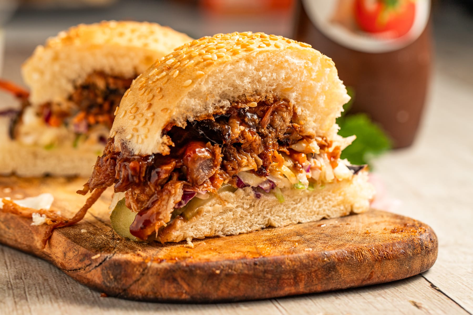 Pit Boss Pulled Pork Burger - Simply Meat Smoking