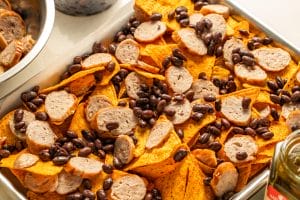 Bratchos - Easy Bratwurst Nachos - Simply Meat Smoking
