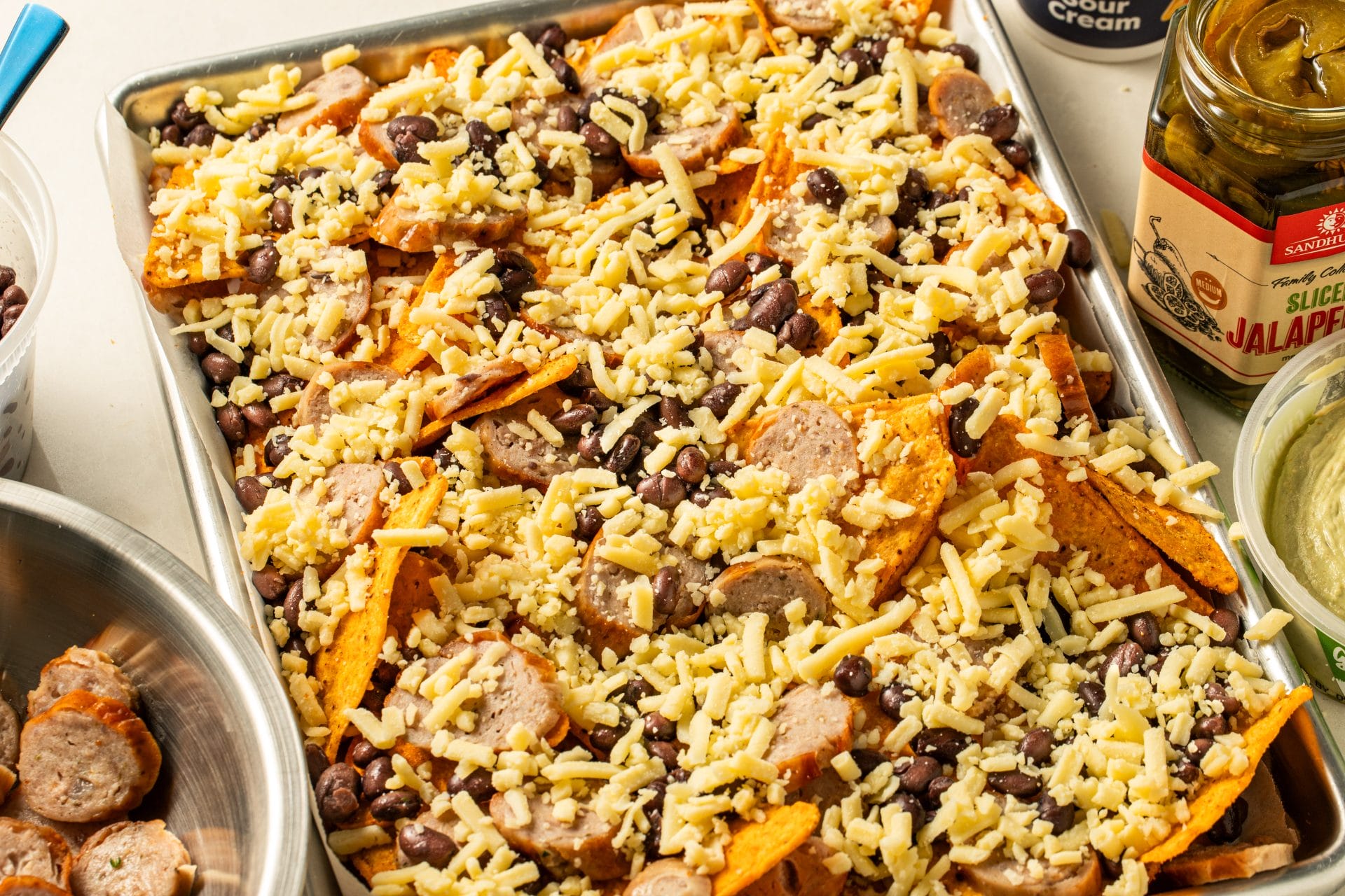 Bratchos - Easy Bratwurst Nachos - Simply Meat Smoking