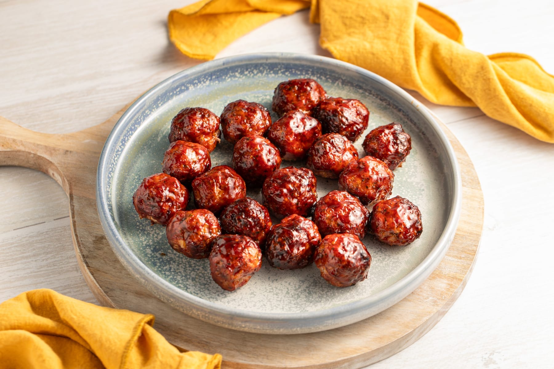 Game Day Crunchy Meatballs - Simply Meat Smoking