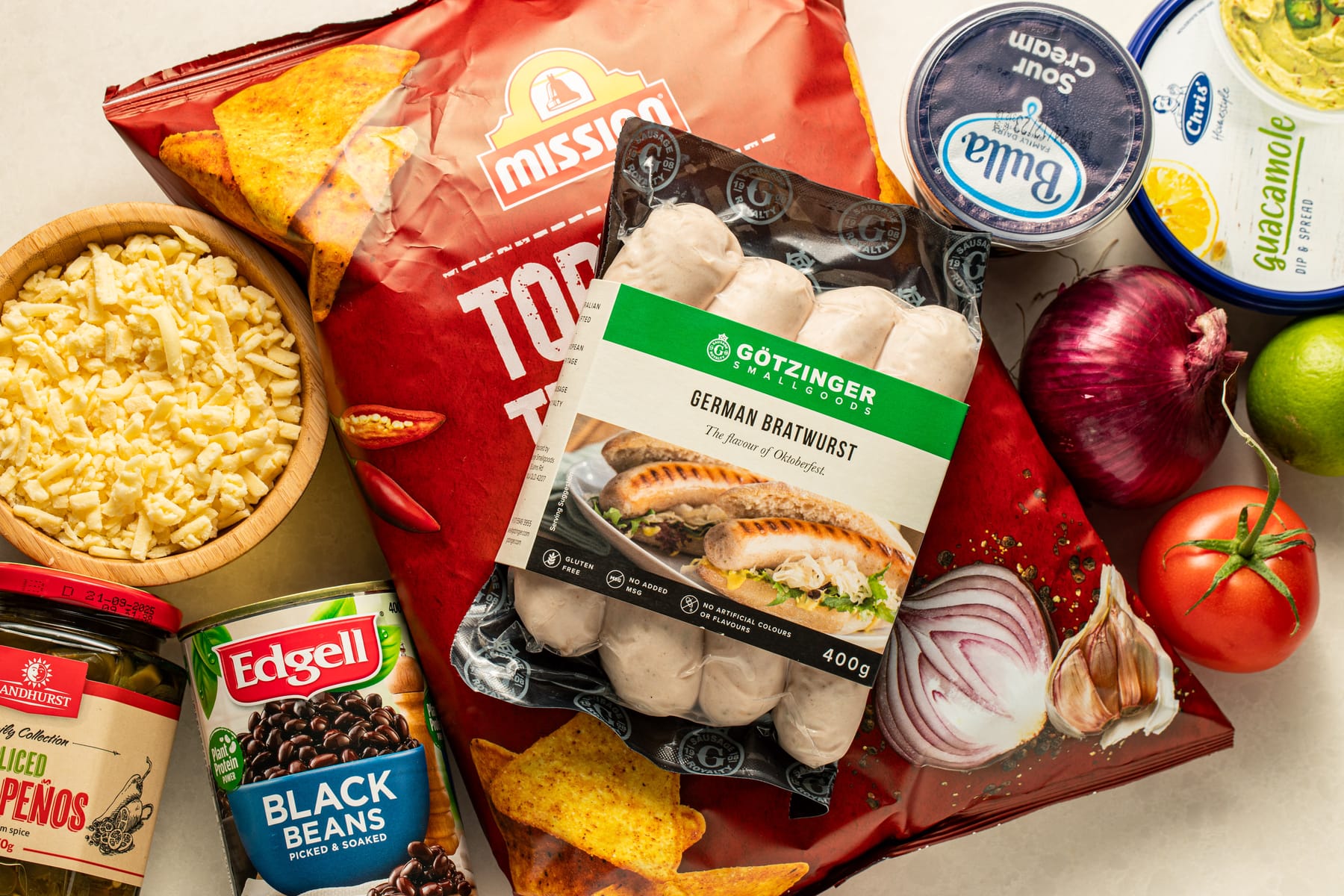 Bratchos - Easy Bratwurst Nachos - Simply Meat Smoking