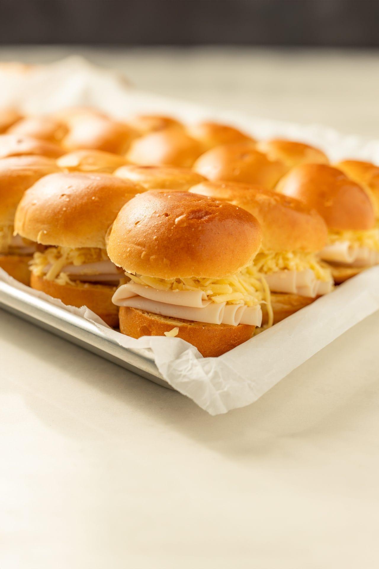 Oven Baked Turkey and Cheese Sliders - Simply Meat Smoking