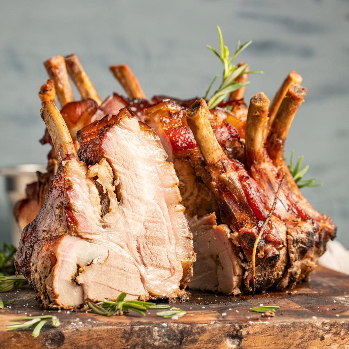 Grilled Pork Crown Roast - Simply Meat Smoking