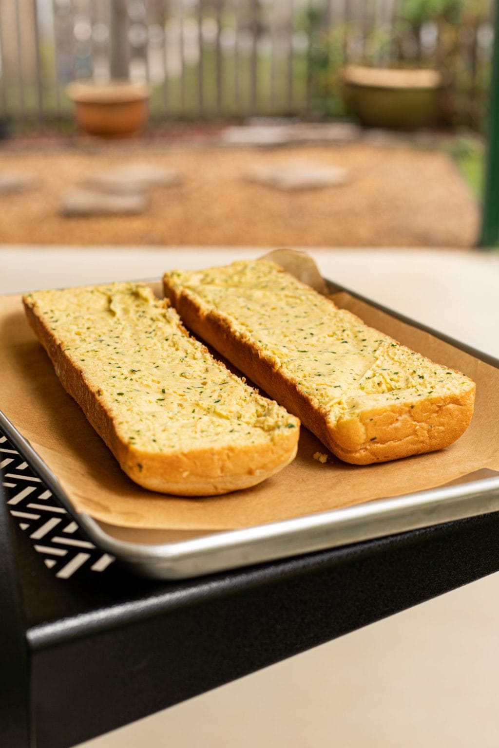 Grilled Garlic Bread - Simply Meat Smoking