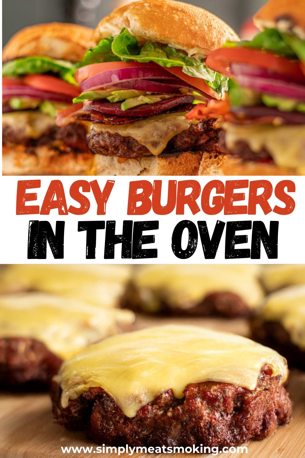 Easy Oven Baked Burgers: Juicy Results Without the Grill - Simply Meat ...
