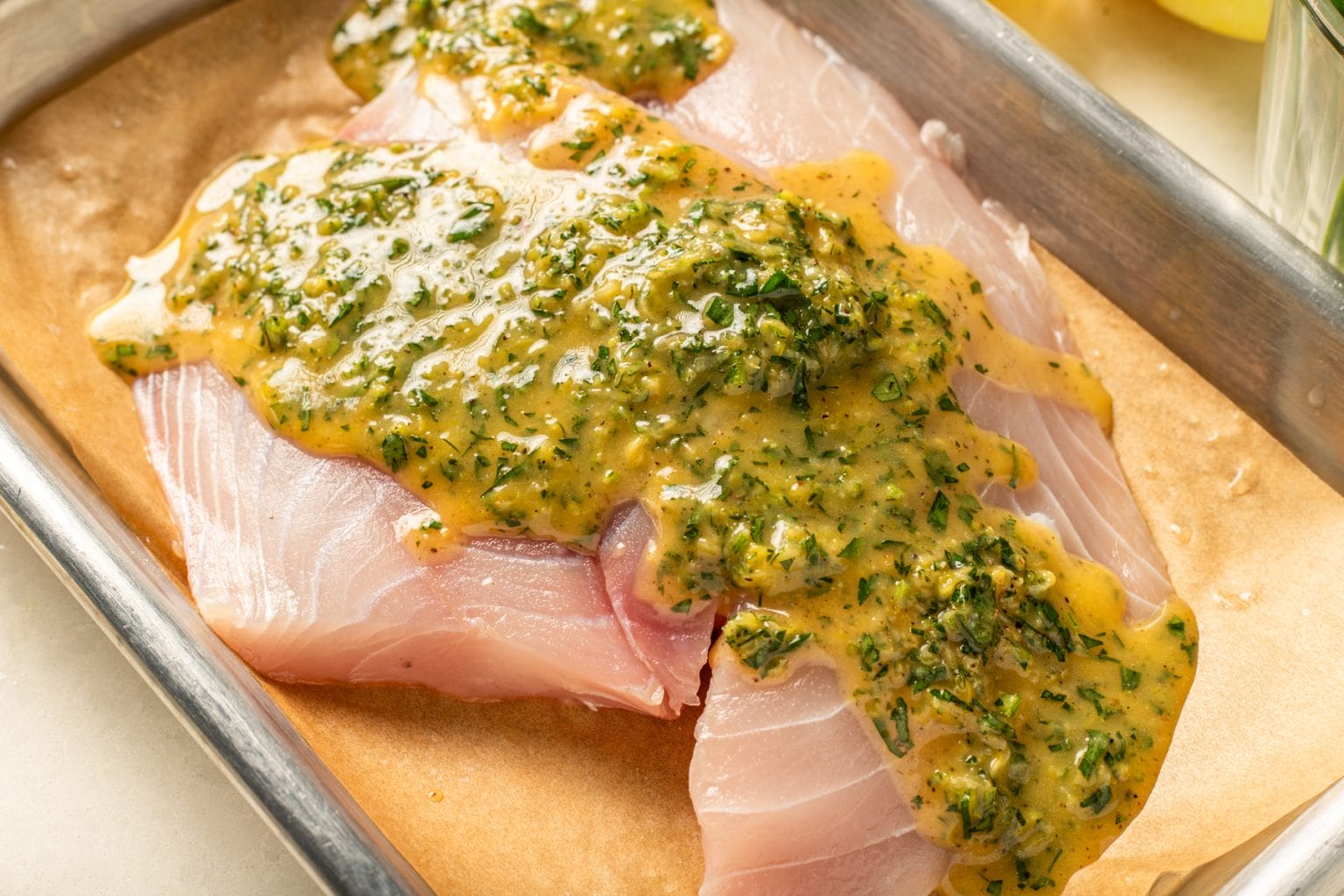 Baked Fish with Lemon Garlic Butter - Simply Meat Smoking