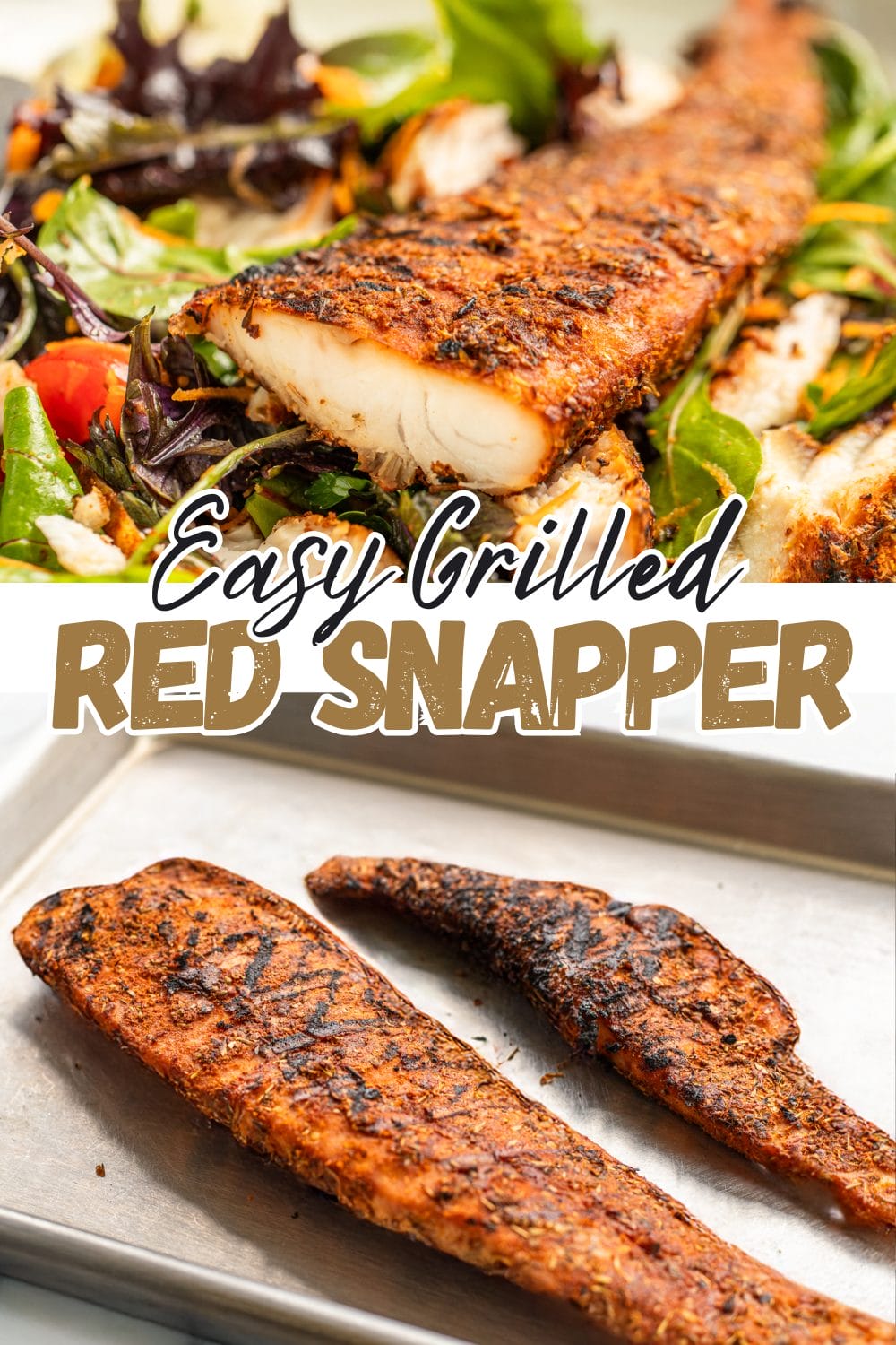 Grilled Red Snapper with BBQ Rub - Simply Meat Smoking